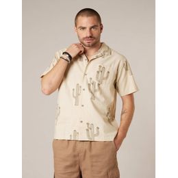 Deeluxe Hemd 'Cody' Herren Gr&ouml;&szlig;e S hellbeige / braun