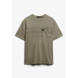 Superdry & Co T-Shirt Herren Gr&ouml;&szlig;e S dunkelbeige / khaki