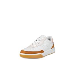 Ecco Sneaker 'Street Court' Damen Gr&ouml;&szlig;e 40 kastanienbraun / wei&szlig;