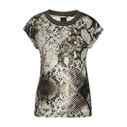 Madeleine Mode Madeleine Shirt Damen Gr&ouml;&szlig;e S/M khaki / wei&szlig;