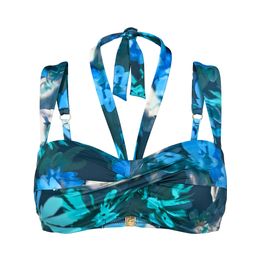 Triumph Bustier-Bikini-Top ' Summer Fleur ' Damen Gr&ouml;&szlig;e 75 t&uuml;rkis