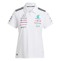 adidas Performance Funktionsshirt 'Mercedes - AMG Petronas Formula One Team' Damen Gr&ouml;&szlig;e 4XS t&uuml;rkis / rot / schwarz / wei&szlig;