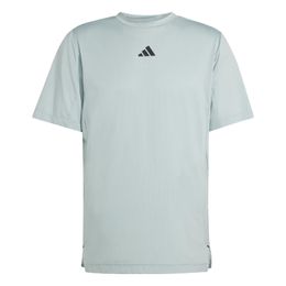 adidas Performance Funktionsshirt 'Essentials' Herren Gr&ouml;&szlig;e S hellgr&uuml;n / schwarz