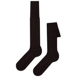 CALZEDONIA Lange Socken Herren Gr&ouml;&szlig;e 40/41 dunkelbraun