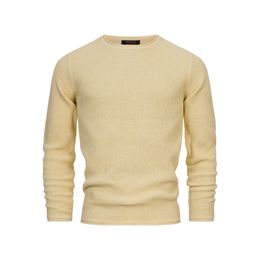 INDICODE Jeans Pullover ' Petri ' Herren Gr&ouml;&szlig;e L gelb