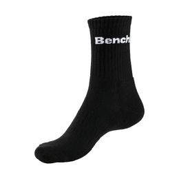 Bench Socken Herren Gr&ouml;&szlig;e 46.5/48 schwarz / wei&szlig;