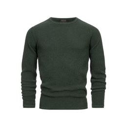 INDICODE Jeans Pullover ' Petri ' Herren Gr&ouml;&szlig;e L dunkelgr&uuml;n