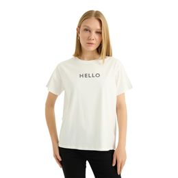 Home Store T-Shirt Damen Gr&ouml;&szlig;e L/XL schwarz / wei&szlig;