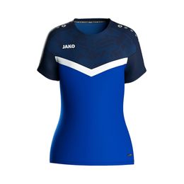 Jako Funktionsshirt Damen Gr&ouml;&szlig;e 5XL blau / wei&szlig;