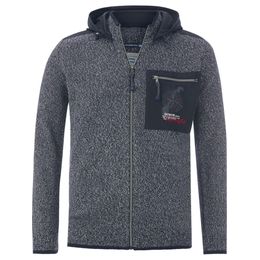 Jan Vanderstorm Strickjacke 'Djarke' Herren Gr&ouml;&szlig;e 6XL dunkelblau