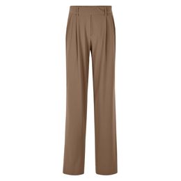 Madeleine Mode Madeleine Bundfaltenhose Damen Gr&ouml;&szlig;e 42 braun