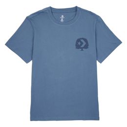 Converse T-Shirt Herren Gr&ouml;&szlig;e S navy / taubenblau
