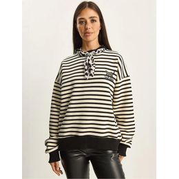 Bianco Lucci Sweatshirt Damen Gr&ouml;&szlig;e M schwarz / naturwei&szlig;