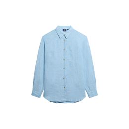 Superdry & Co Bluse Damen Gr&ouml;&szlig;e L hellblau
