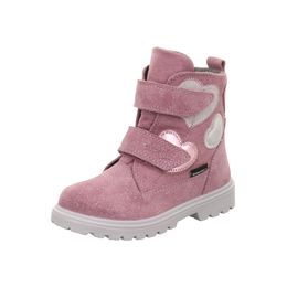Superfit Stiefel 'SPIRIT' M&auml;dchen Gr&ouml;&szlig;e 33 silbergrau / rosa / pitaya