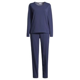 Seidensticker Pyjama 'Light Stretch' Damen Gr&ouml;&szlig;e M dunkelblau Winterkleid