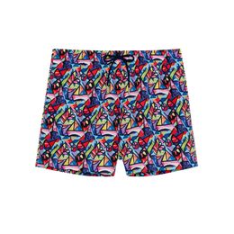 HOM Badeshorts ' Beach Boxer Idylle ' Herren Gr&ouml;&szlig;e XL bunt
