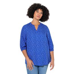 Angel of Style Bluse Damen Gr&ouml;&szlig;e 5XL blau / hellblau