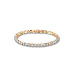 Pure Schmuck Armband 'Iced Out Tennisarmband' Damen Gr&ouml;&szlig;e 19cm / 3mm gold