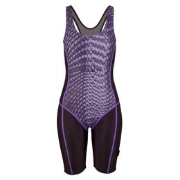 Beco The World Of Aquasports Badeanzug 'Hexagon' Damen Gr&ouml;&szlig;e XL lila / schwarz