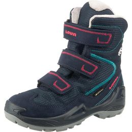 Lowa Outdoorschuh 'Milo Gtx Hi' Jungen Gr&ouml;&szlig;e 31 navy / beere / rot