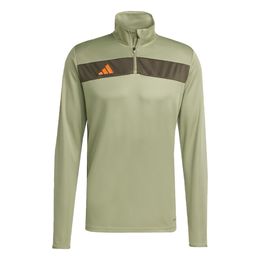 adidas Performance Funktionsshirt 'Tiro 25 Essentials' Herren Gr&ouml;&szlig;e S oliv / hellgr&uuml;n / orange