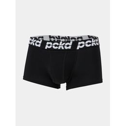 Pckd &ndash; Underwear Done Right. Boxershorts 'Boxer Trunks' Herren Gr&ouml;&szlig;e XL schwarz