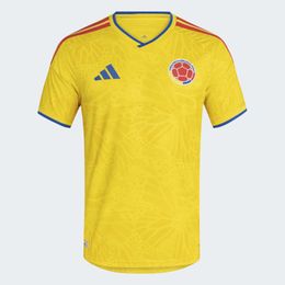 adidas Performance Trikot 'Colombia 26 Home Authentic' Herren Gr&ouml;&szlig;e XL saphir / curry / knallrot