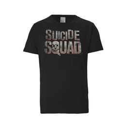 logoshirt T-Shirt 'Suicide Squad Logo' Damen Gr&ouml;&szlig;e XL schwarz