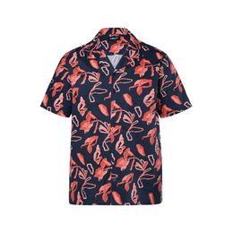 Men Plus Hemd Herren Gr&ouml;&szlig;e 5XL navy / rot
