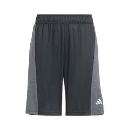 adidas Sportswear Sportshorts 'Training AEROREADY Heather Shorts' Jungen Gr&ouml;&szlig;e 164 grau / schwarz