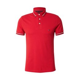 Tommy Hilfiger Poloshirt Herren Gr&ouml;&szlig;e XS rot / weinrot / wei&szlig;