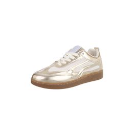 Ital-Design Sneaker Damen Gr&ouml;&szlig;e 38 hellbeige / gold