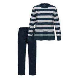 Ammann Pyjama 'Night & Home' Damen Gr&ouml;&szlig;e XXXL blau Winterkleid