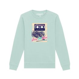 Watapparel Sweatshirt ' Good Old Mess ' Herren Gr&ouml;&szlig;e L azur / mischfarben