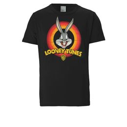 logoshirt T-Shirt 'Looney Tunes - Bugs Bunny' Herren Gr&ouml;&szlig;e XXL mischfarben / schwarz