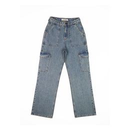 2Y Premium Cargojeans 'Lona' Damen Gr&ouml;&szlig;e 28 blue denim