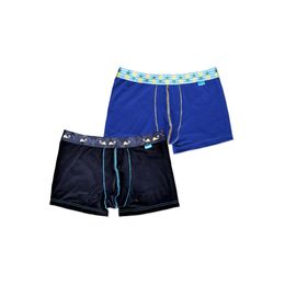 Unabux Boxershorts Herren Gr&ouml;&szlig;e XL kobaltblau / mischfarben / schwarz