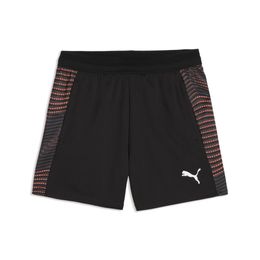 Puma Sportshorts 'Individual Final' Jungen Gr&ouml;&szlig;e 164 dunkelgrau / orange / schwarz