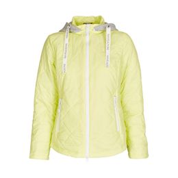 NAVIGAZIONE &Uuml;bergangsjacke Damen Gr&ouml;&szlig;e 5XL zitronengelb / graumeliert
