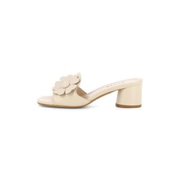 Evita Pantolette 'DORI' Damen Gr&ouml;&szlig;e 40 hellbeige