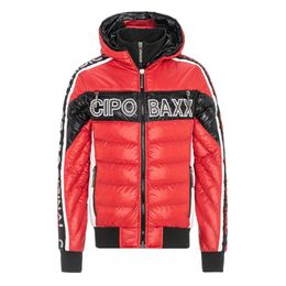Cipo & Baxx Cipo & Baxx &Uuml;bergangsjacke Herren Gr&ouml;&szlig;e M rot / schwarz / wei&szlig;
