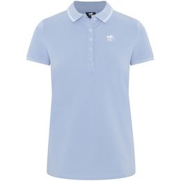 POLO SYLT Poloshirt Damen Gr&ouml;&szlig;e L blau / hellblau