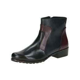 Caprice Ankle Boots Damen Gr&ouml;&szlig;e 37 dunkelrot / schwarz Winterschuhe