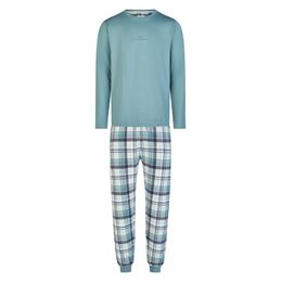 Phil & Co. Berlin Pyjama 'Weekend Collection' Herren Gr&ouml;&szlig;e XL blau / schwarz / wei&szlig;