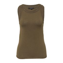comma, COMMA Stricktop Damen Gr&ouml;&szlig;e 4XL umbra