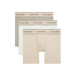 Calvin Klein Boxershorts 'Heritage' Herren Gr&ouml;&szlig;e XXL beige / graumeliert / schwarz / wei&szlig;