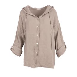 Seasons Of April Bluse 'Camila' Damen Gr&ouml;&szlig;e L/XL taupe
