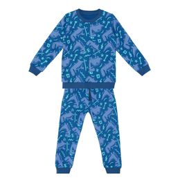 Denokids Trainingsanzug 'Dino Park' Jungen Gr&ouml;&szlig;e 122 dunkelblau
