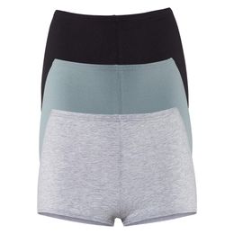 GO IN Panty Damen Gr&ouml;&szlig;e XL grau / gr&uuml;n / schwarz